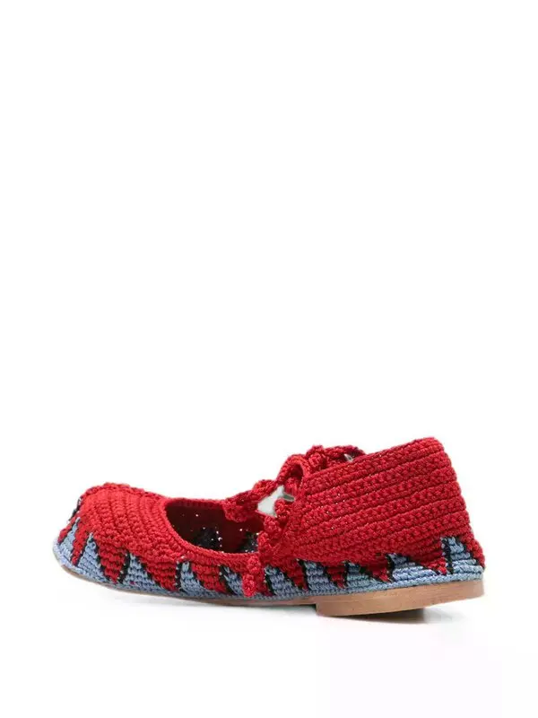 SLO_HAND_MADE Crochet Ballet Flats