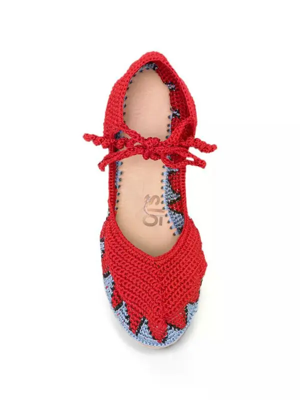 SLO_HAND_MADE Crochet Ballet Flats