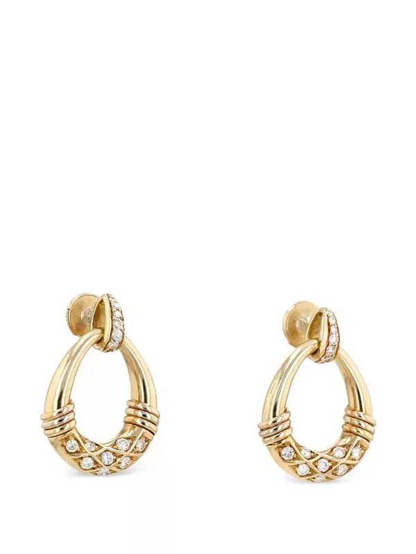 Cartier 1990s Diamond Drop Earrings