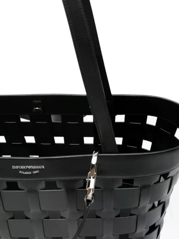 Emporio Armani Woven Tote Bag