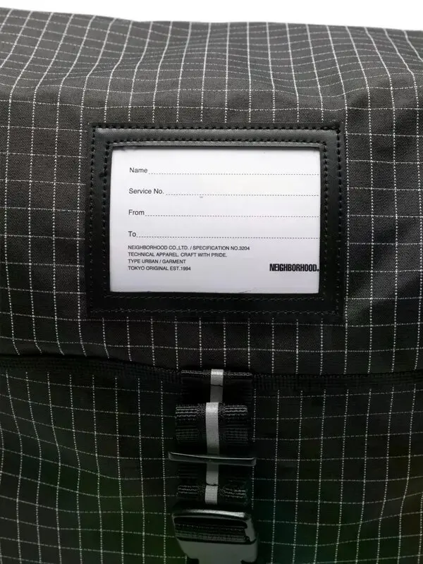 NEIGHBORHOOD Grid Pattern Messenger Bag