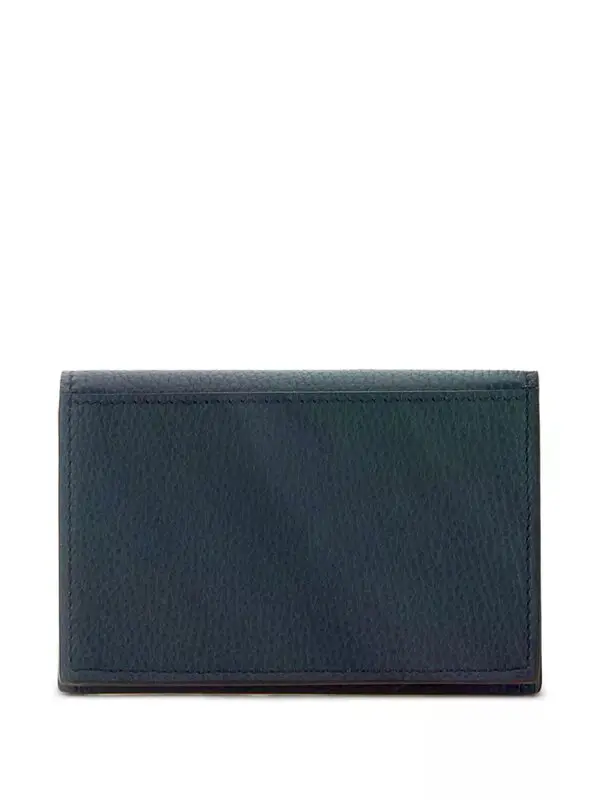 Fendi Lui Ff Logo Leather Card Holder