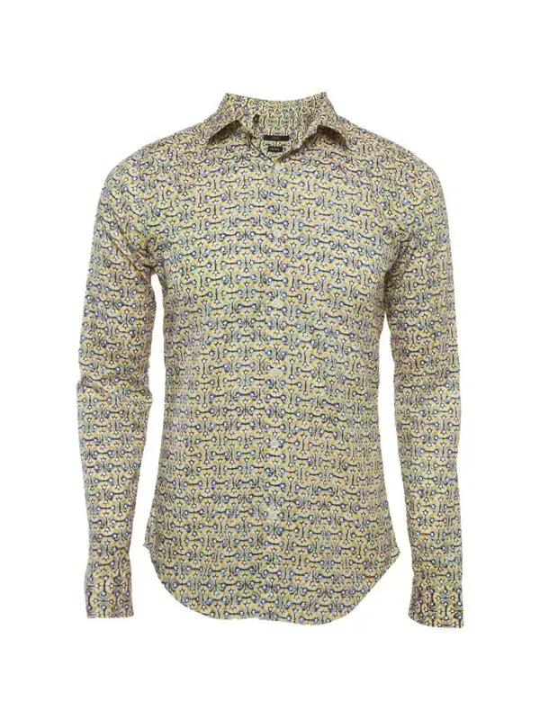 Gucci Printed Long-sleeve Shirt
