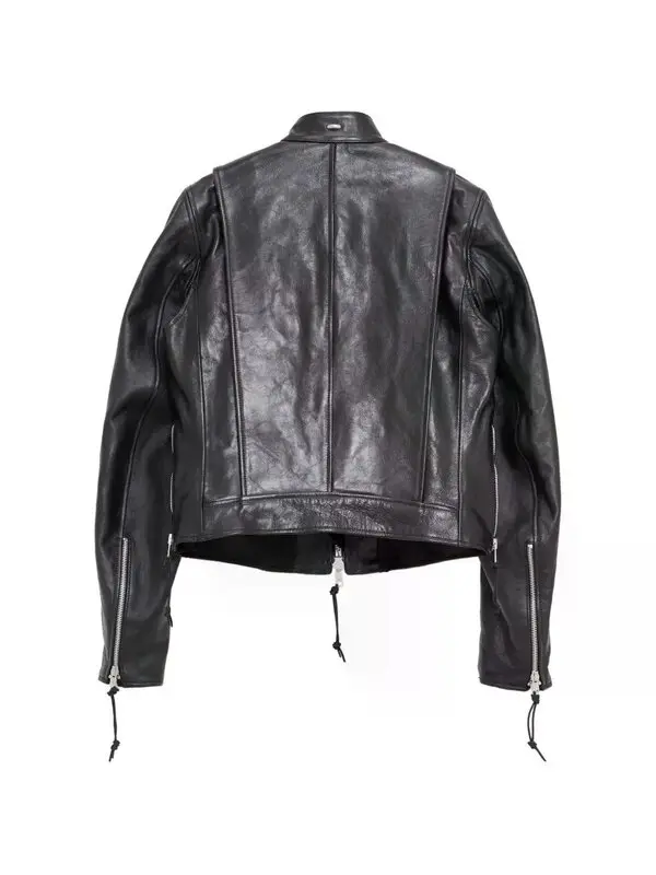 Our Legacy Buffed Leather Zip-up Jacket