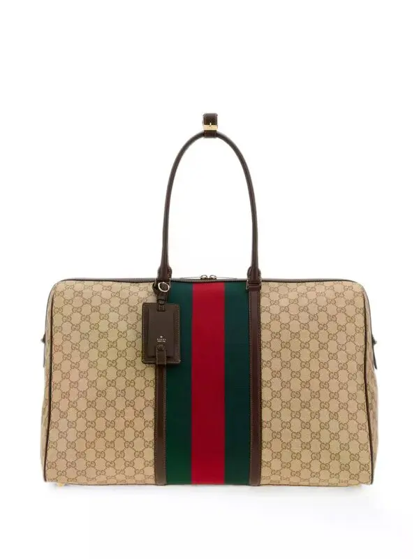 Gucci Gg Supreme Duffle Bag - Neutrals