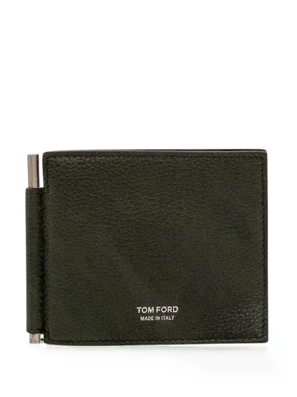 TOM FORD Money-clip Leather Wallet