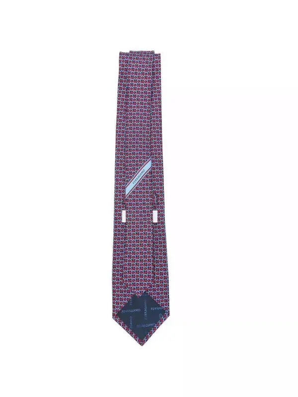 FERRAGAMO Gancini Pattern Tie