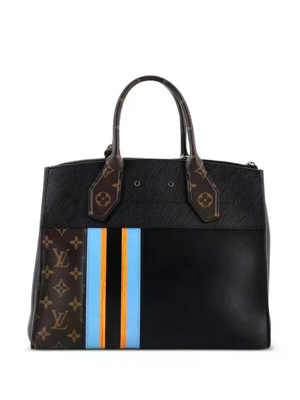 LOUIS VUITTON City Steamer Satchel Mm Monogram Canvas And Leather - Black