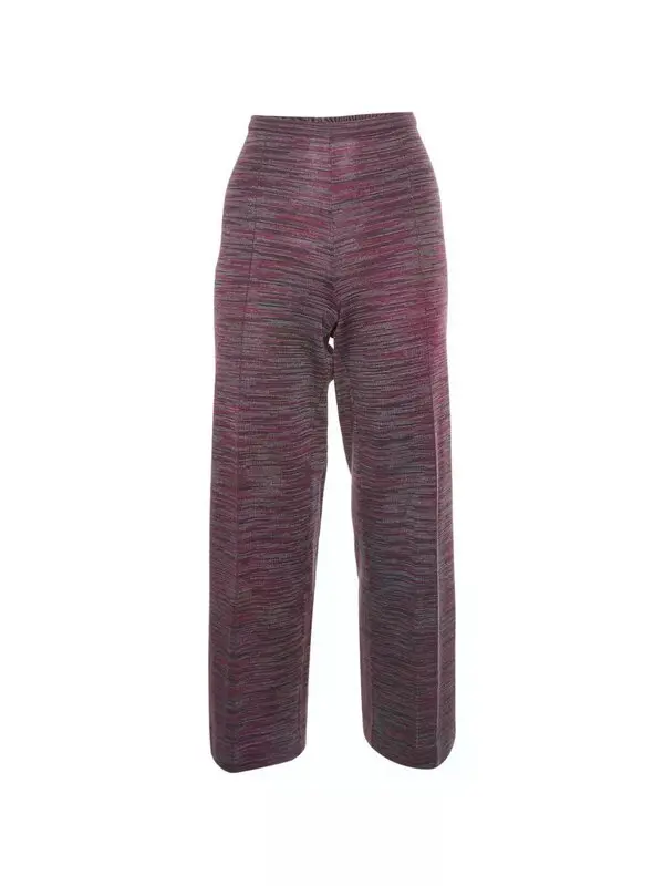 Missoni Ribbed Knit Straight-leg Trousers