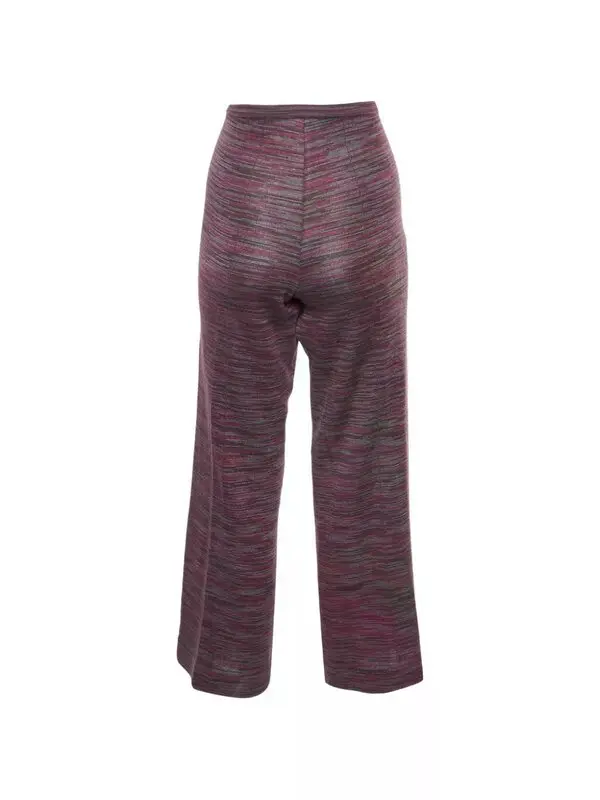 Missoni Ribbed Knit Straight-leg Trousers