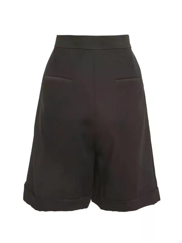 Max Mara Pleated Turn-up Shorts