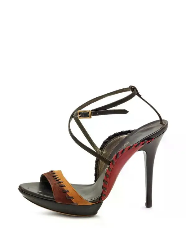 FERRAGAMO Leather Platform Sandals