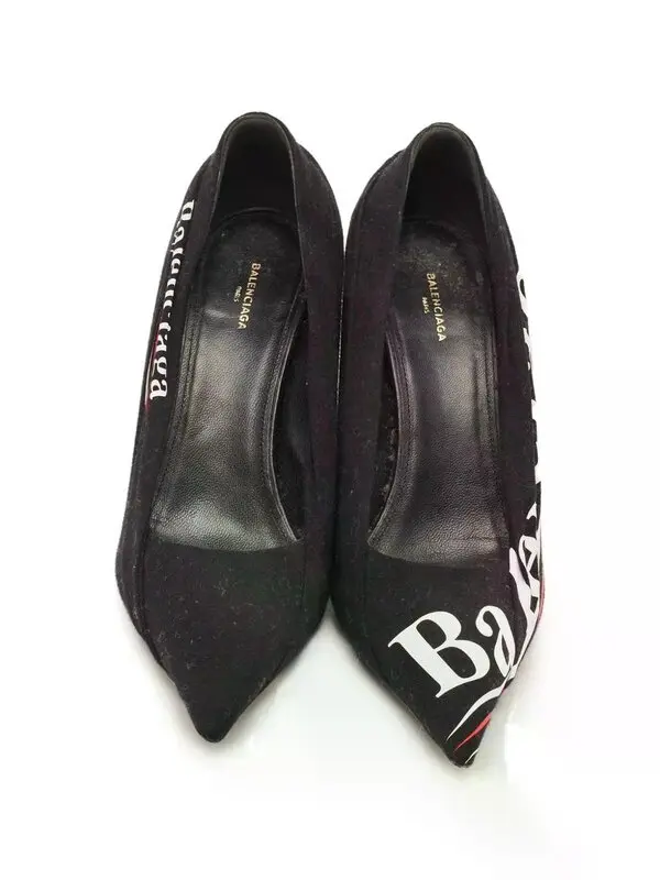 Balenciaga Knife Logo-print Pumps