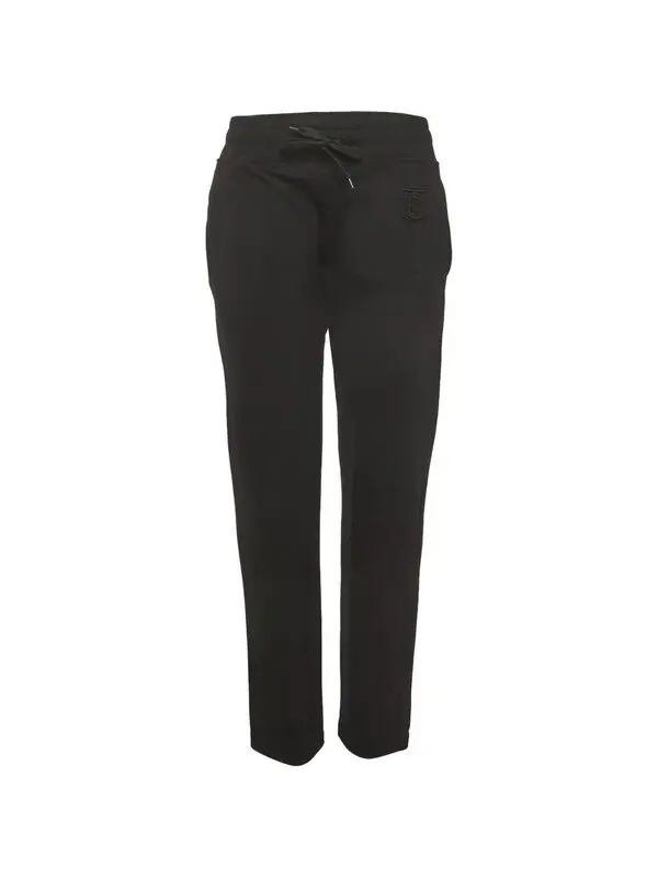 Burberry Gabardine Logo Applique Trousers