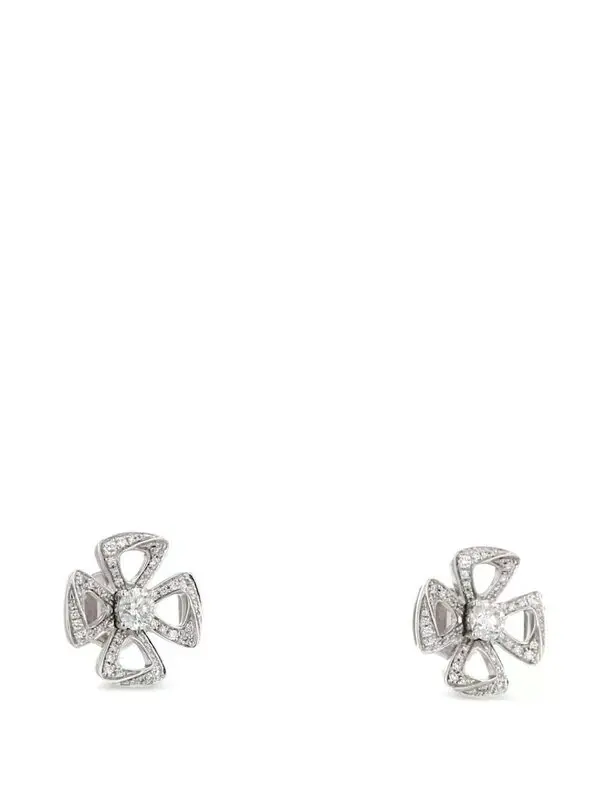 BVLGARI Fiorever Diamond Stud Earrings