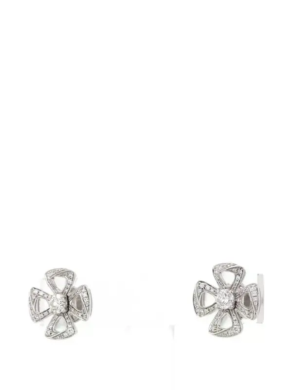 BVLGARI Fiorever Diamond Stud Earrings