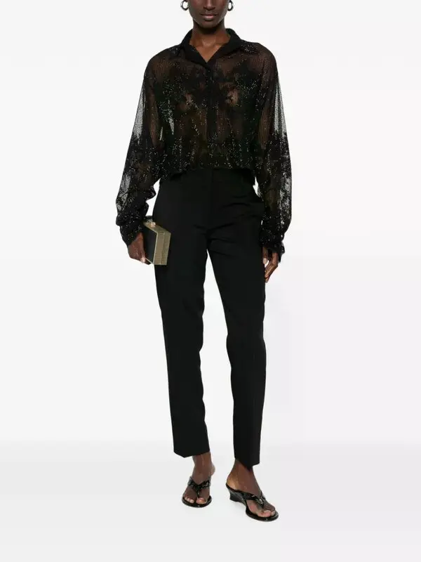 Ermanno Scervino Embellished Lace Shirt
