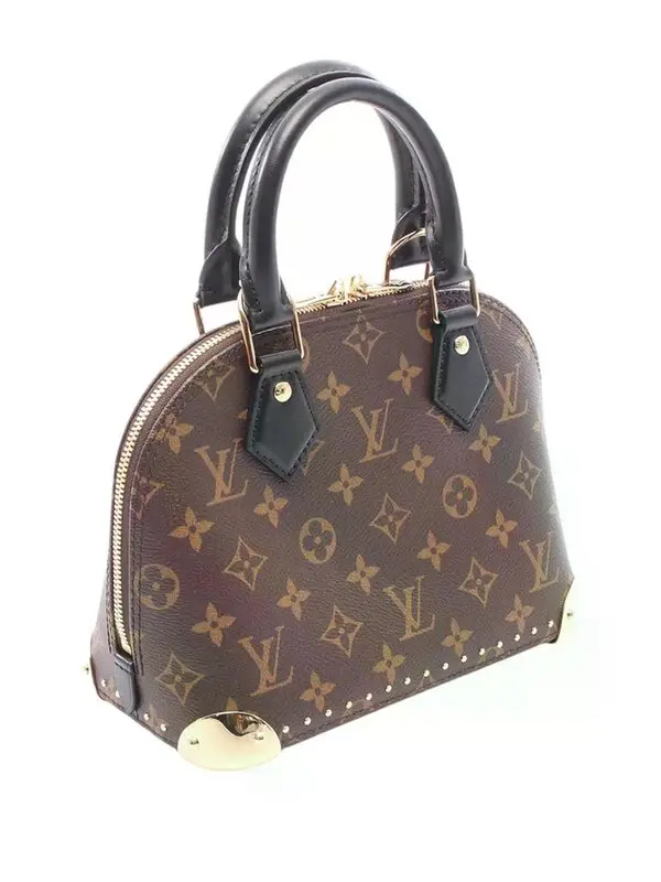 LOUIS VUITTON Monogram Trunk Alma Bb Satchel