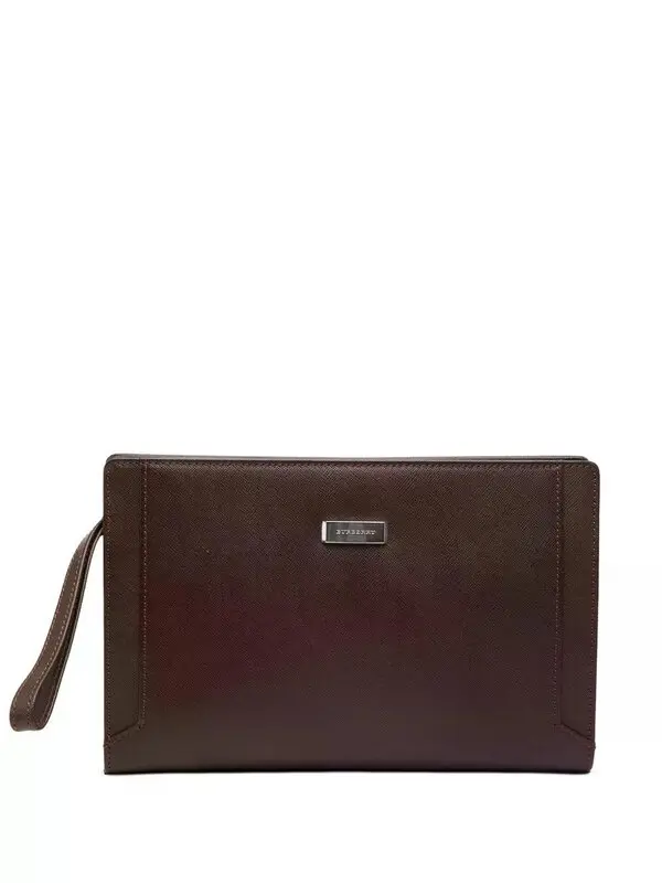Burberry Leather Clutch Bag