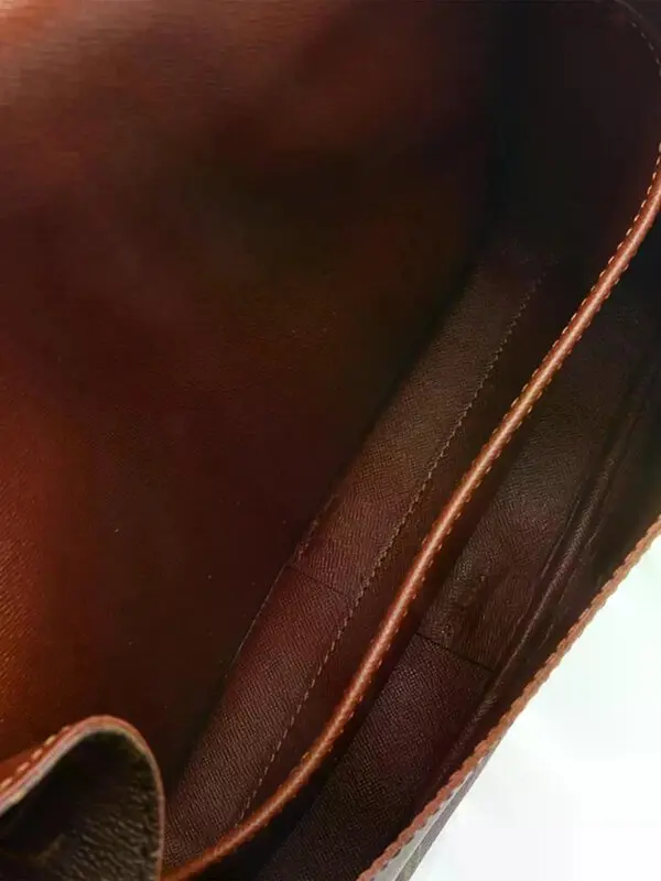 LOUIS VUITTON Monogram Cartouchiere Gm Crossbody Bag - Brown