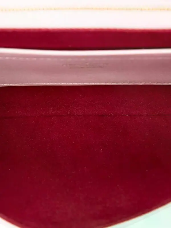 LOUIS VUITTON Monogram Embossed Lambskin Pochette Coussin Crossbody Bag - Pink