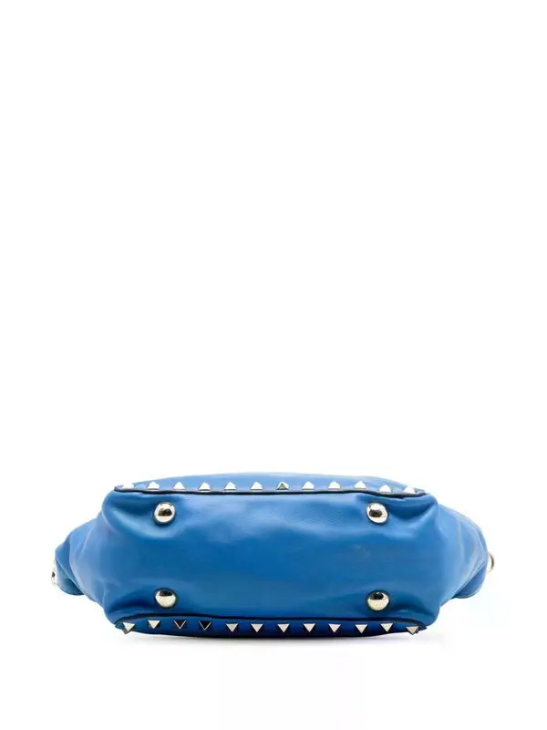Valentino Garavani Mini Leather Rockstud Trapeze Satchel