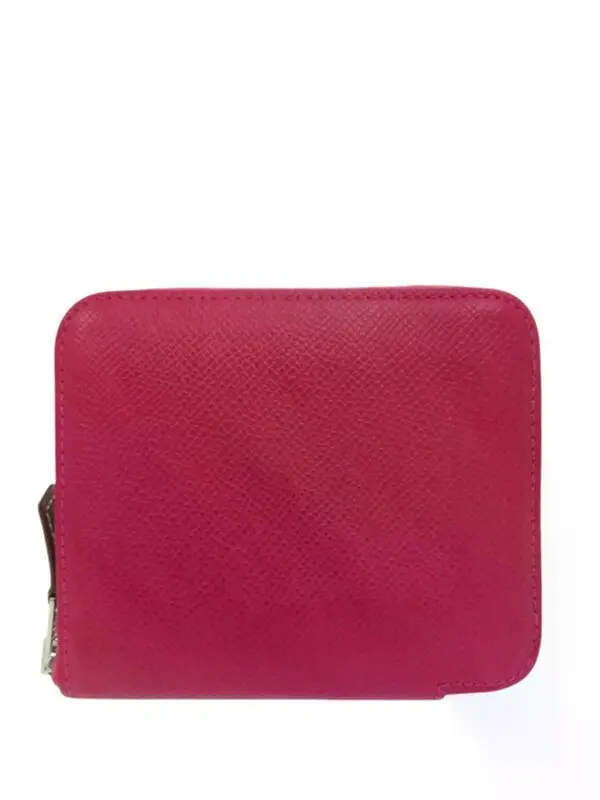 Hermès 2021 Epsom Silk In Compact Wallet Small Wallets - Pink