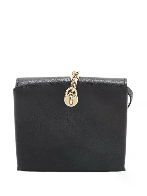 Hermès Chaine D'ancre Compact Wallet Crossbody Bag - Black