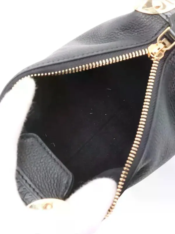 LOUIS VUITTON Grained Calfskin Side Trunk Pm Satchel