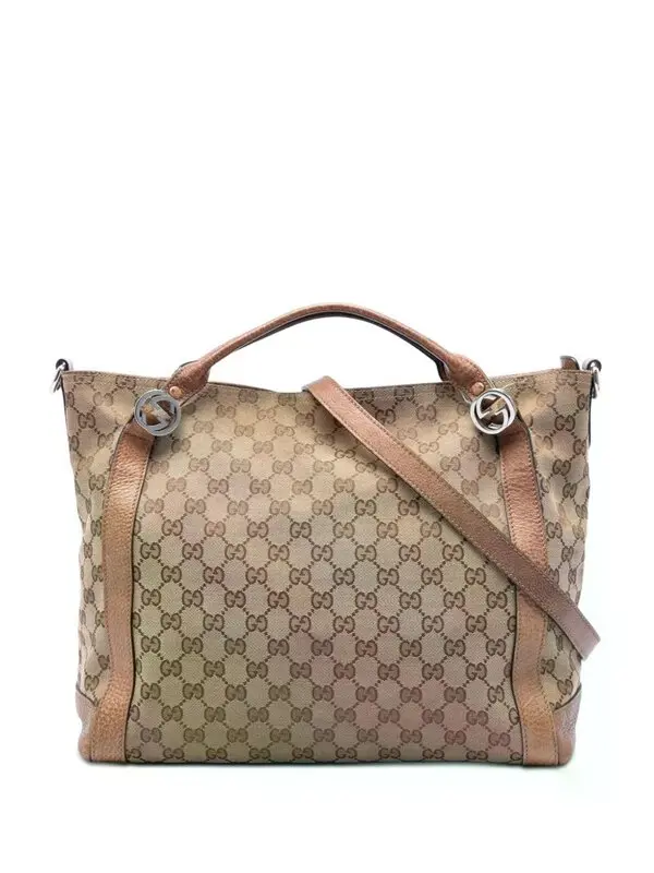 Gucci Medium Gg Canvas Miss Gg Satchel