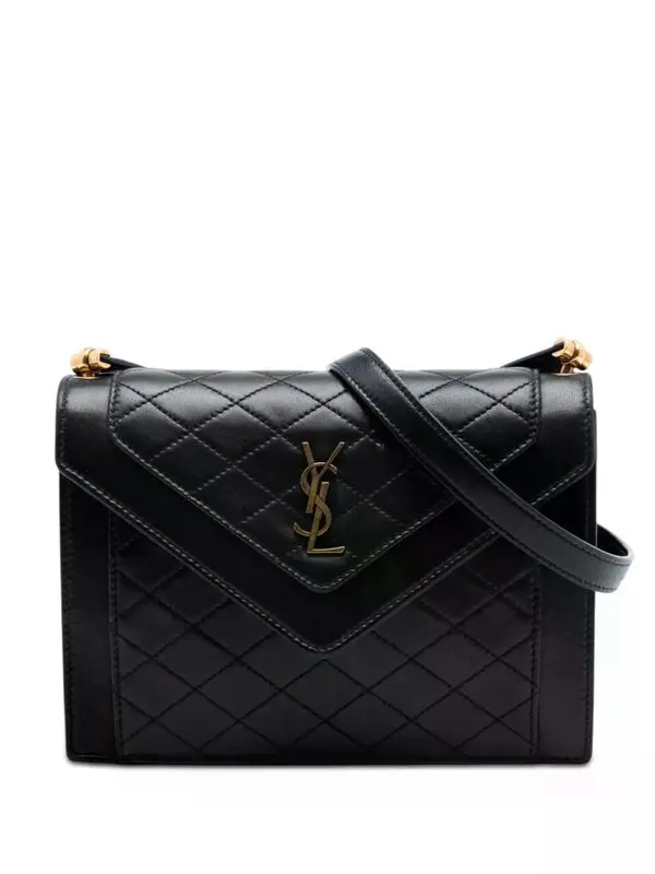 Saint Laurent Gaby Monogram Crossbody Bag - Black