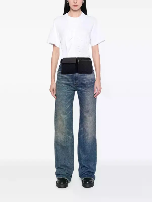 Gucci Gg Canvas Double Pocket Belt Bag