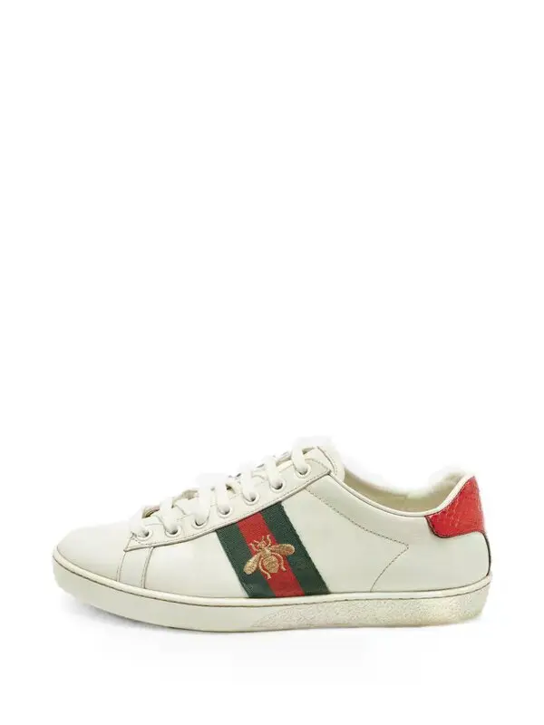 Gucci Ace Bee-embroidered Sneakers