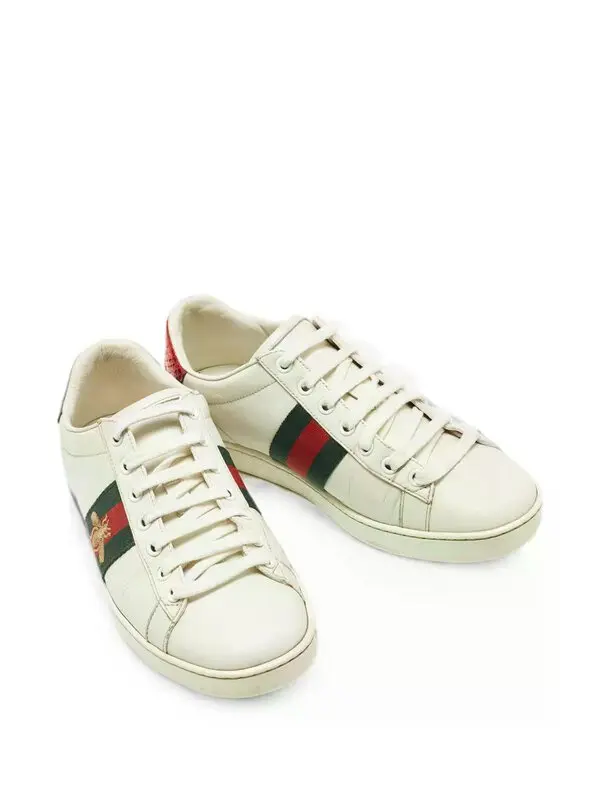 Gucci Ace Bee-embroidered Sneakers