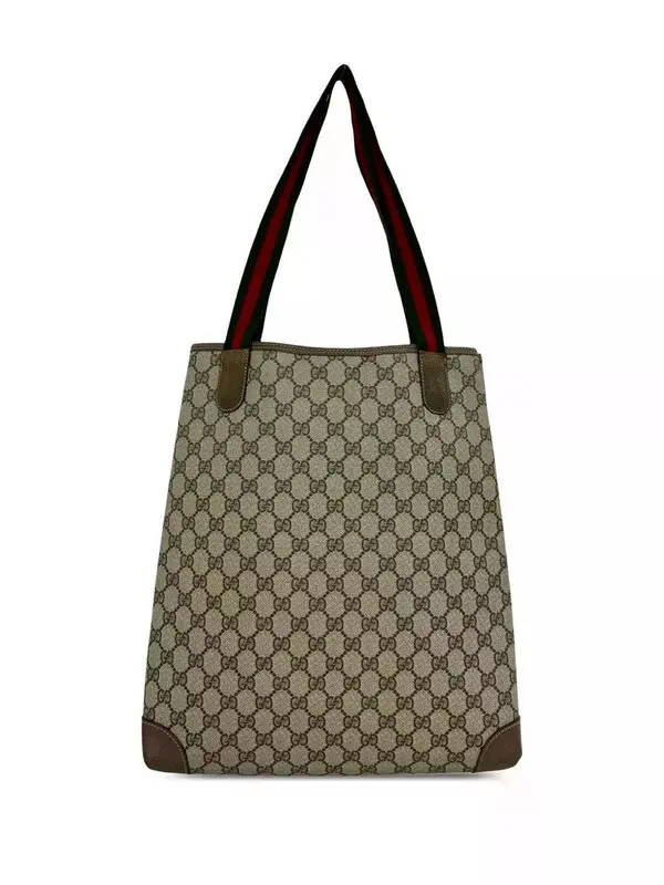 Gucci Gg Supreme Web Tote Bag