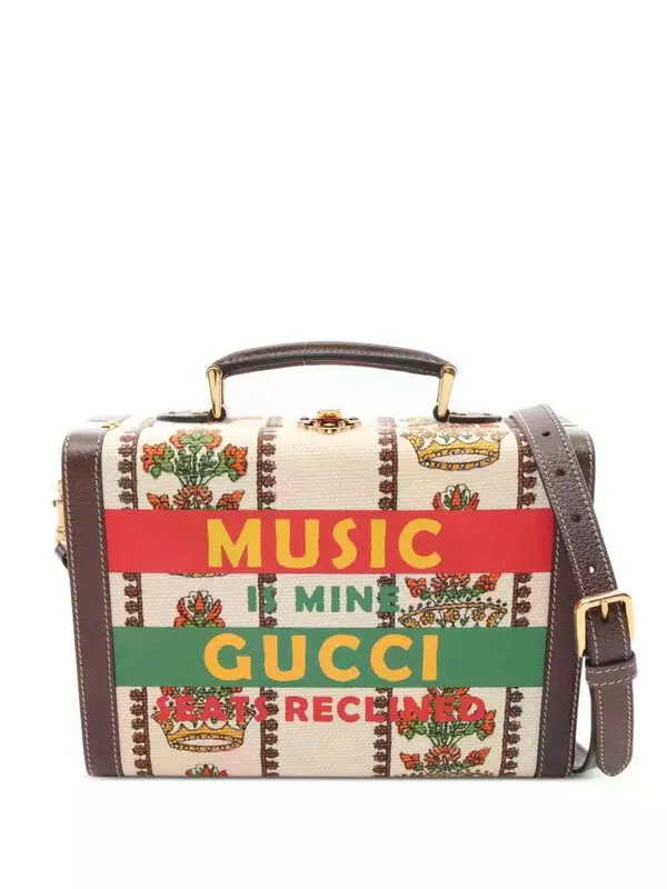Gucci 100th Anniversary Beauty Case Handbag - Neutrals