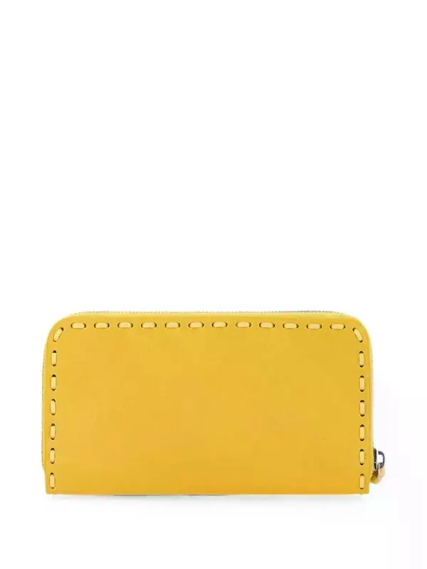 Fendi Large Selleria Stitch-trim Leather Wallet