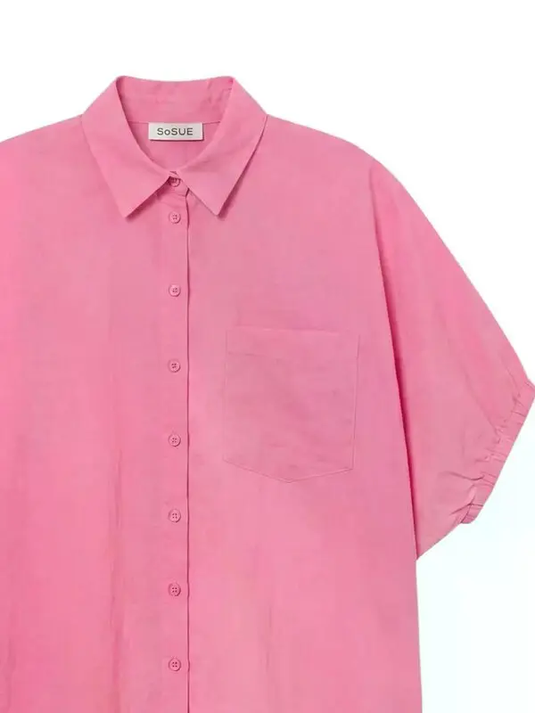 SOSUE Voile Blouse With Classic Collar