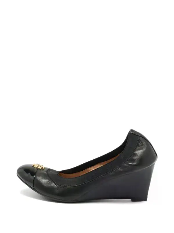 Tory Burch Jolie Wedge Pumps - Black