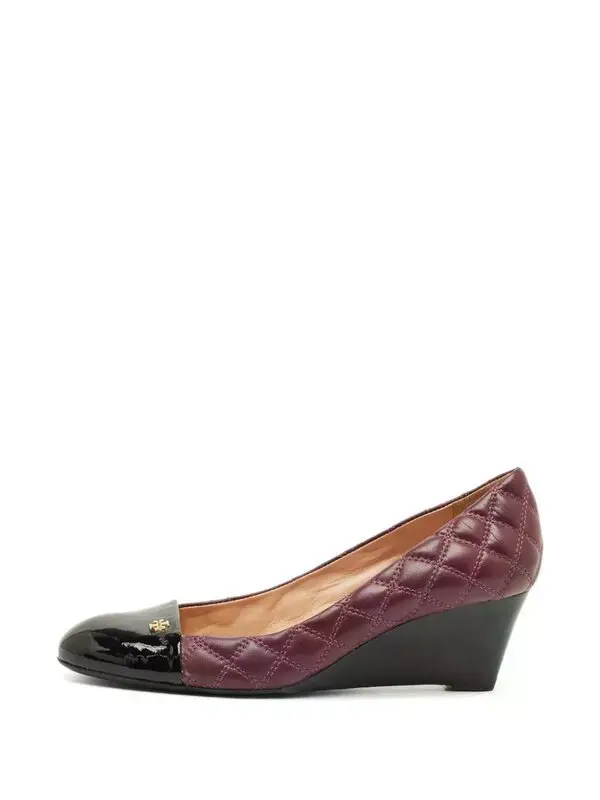 Tory Burch Claremont Quilted Heeled Pumps