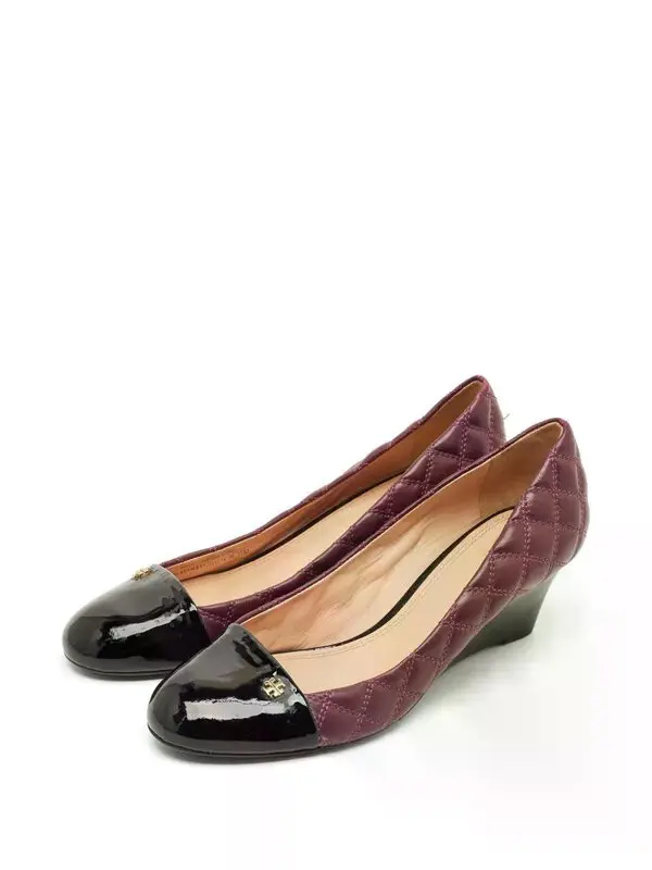 Tory Burch Claremont Quilted Heeled Pumps