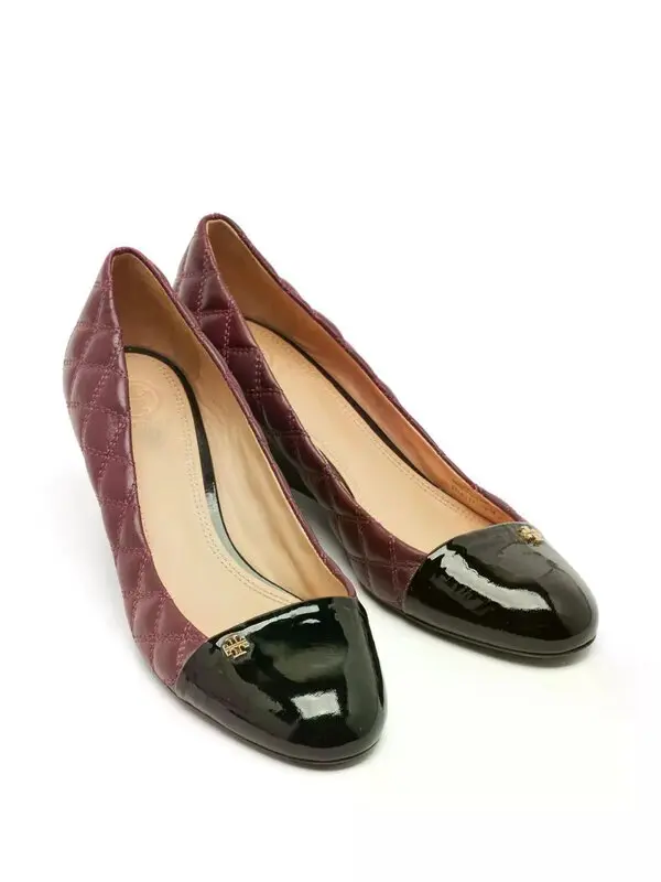 Tory Burch Claremont Quilted Heeled Pumps