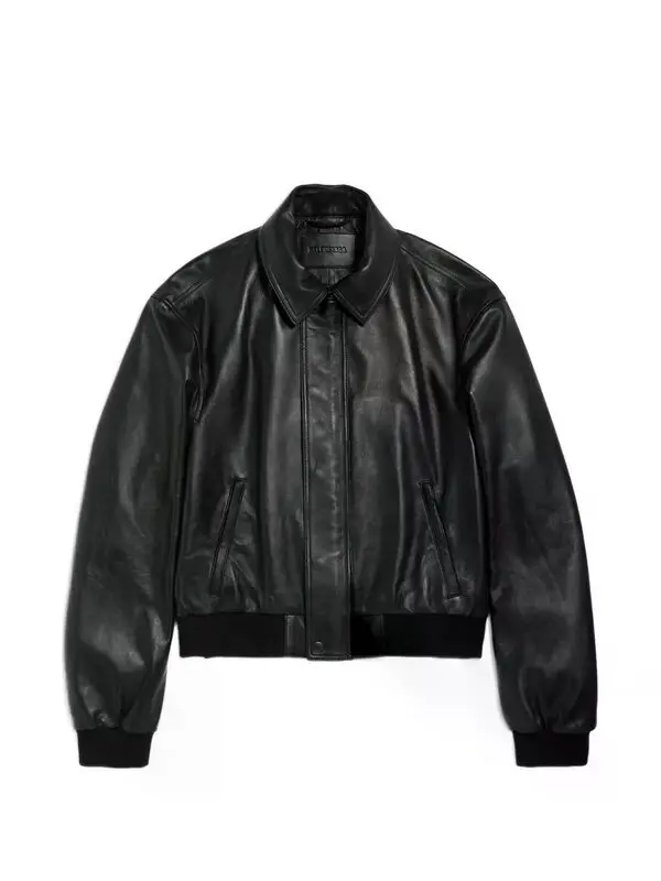 Balenciaga Collared Jacket - Black