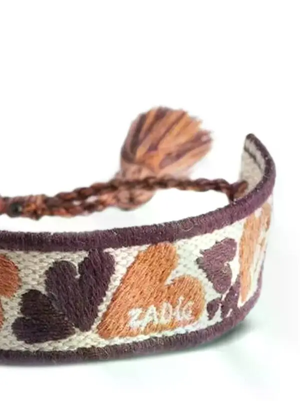 Zadig&Voltaire Embroidered Tassel Detail Bracelet