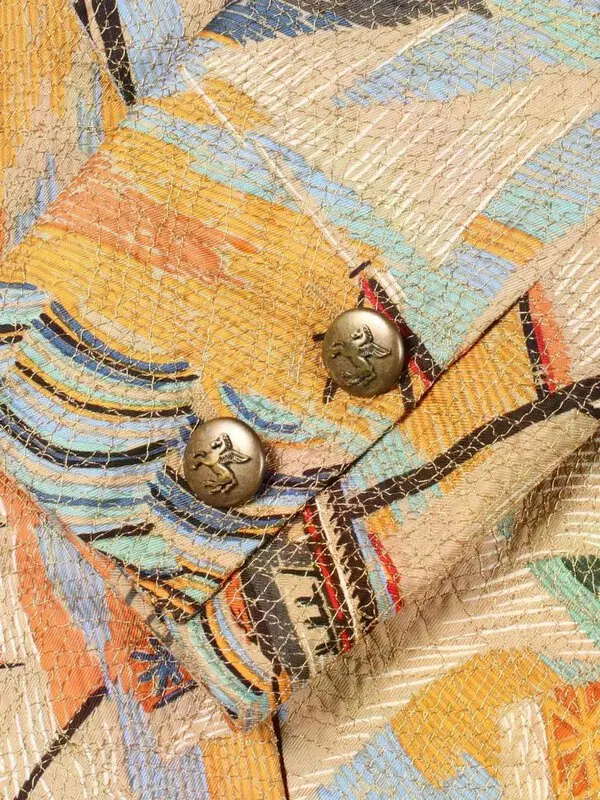 Hermès All-over Pattern Silk Jacket