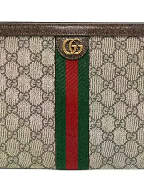 Gucci Ophidia Gg Supreme Clutch Bag