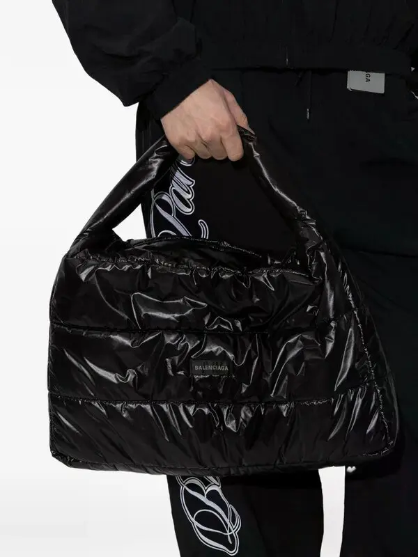 Balenciaga Logo Patch Tote Bag