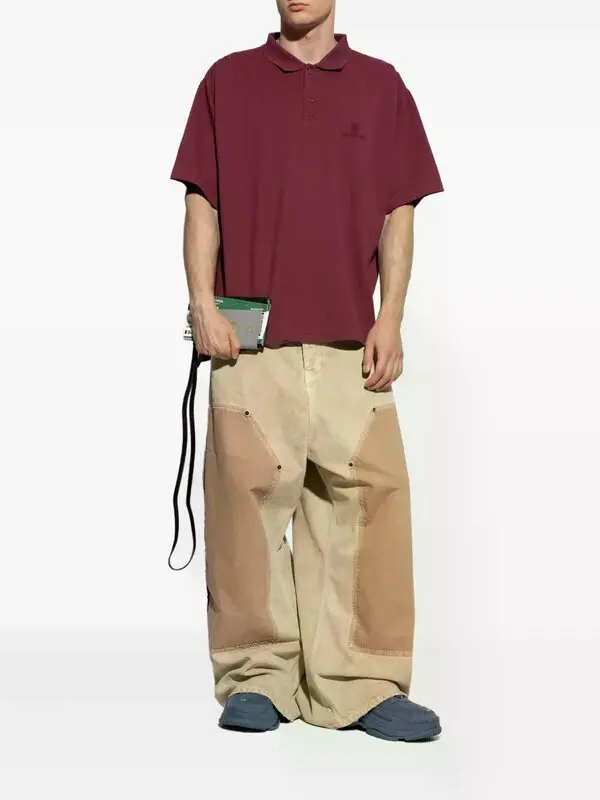 Balenciaga Logo-embroidered Polo Shirt