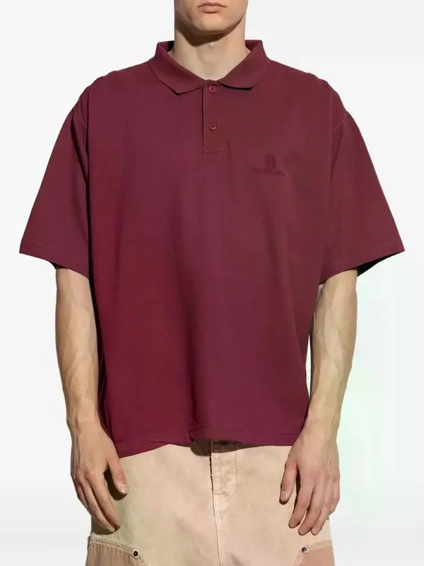 Balenciaga Logo-embroidered Polo Shirt