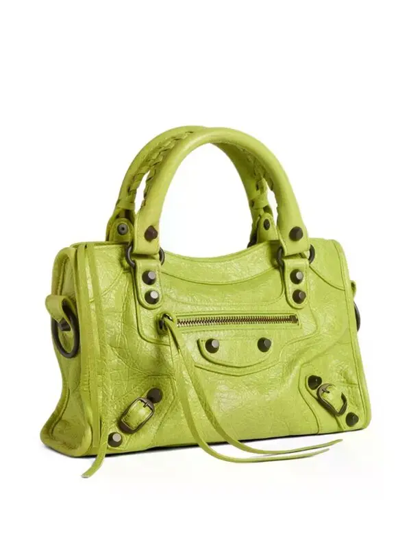 Balenciaga Mini Le City Studded Tote Bag